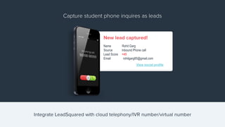 LeadSquared Overview for Education | PDF