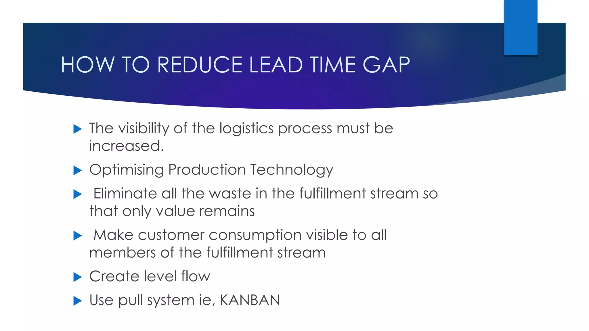 Lead time gap | PPTX