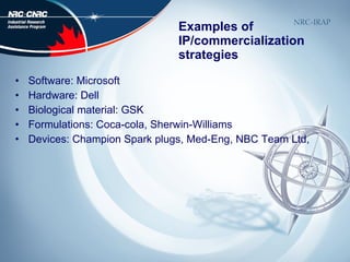 IP protection & commercialization strategies | PPT