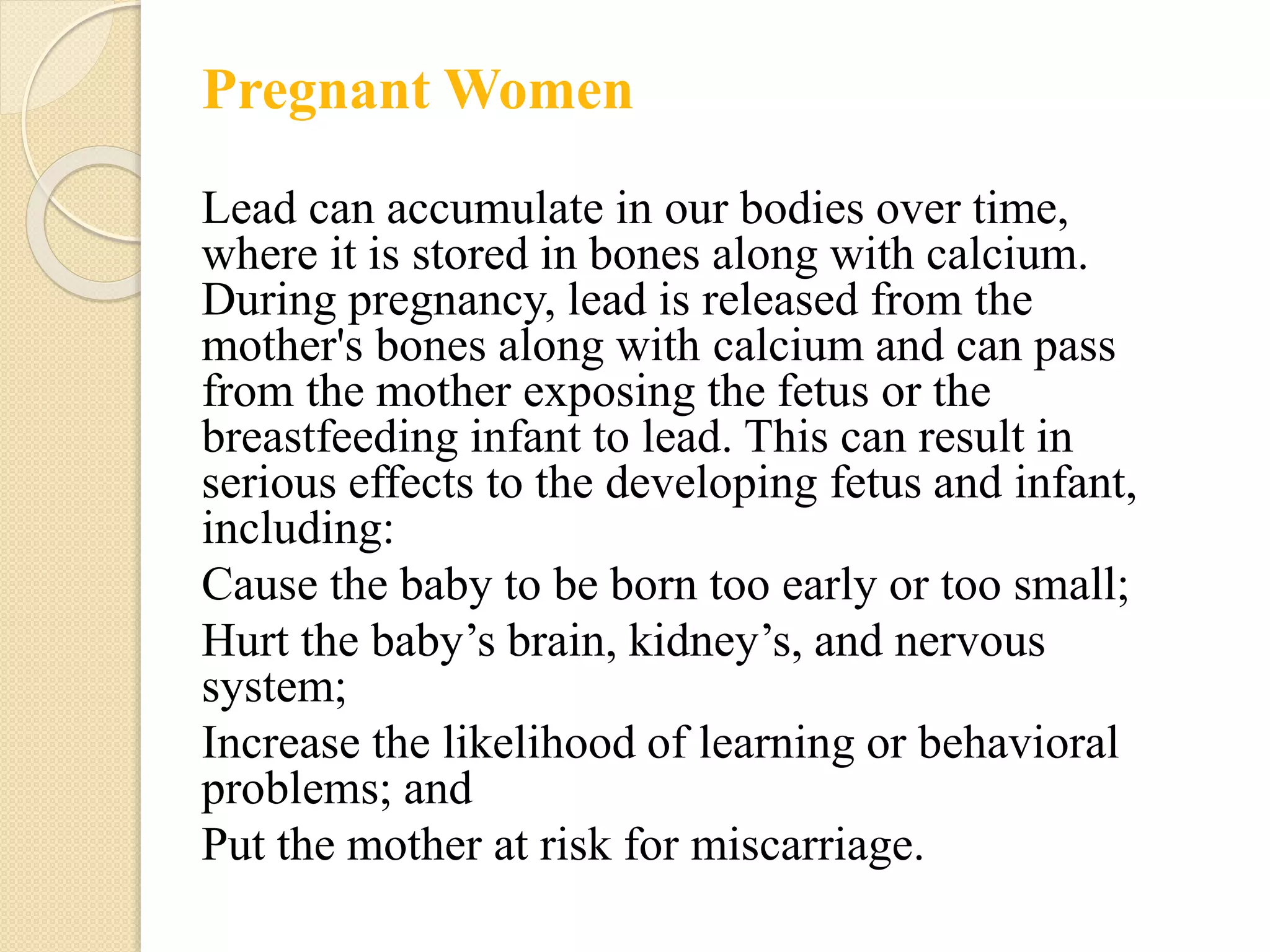Lead toxicity | PPTX