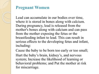 Lead Poisoning | PPTX