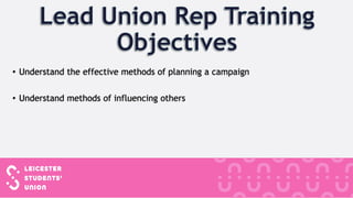 Lead Union Rep Training 18-19 pt3 | PPT