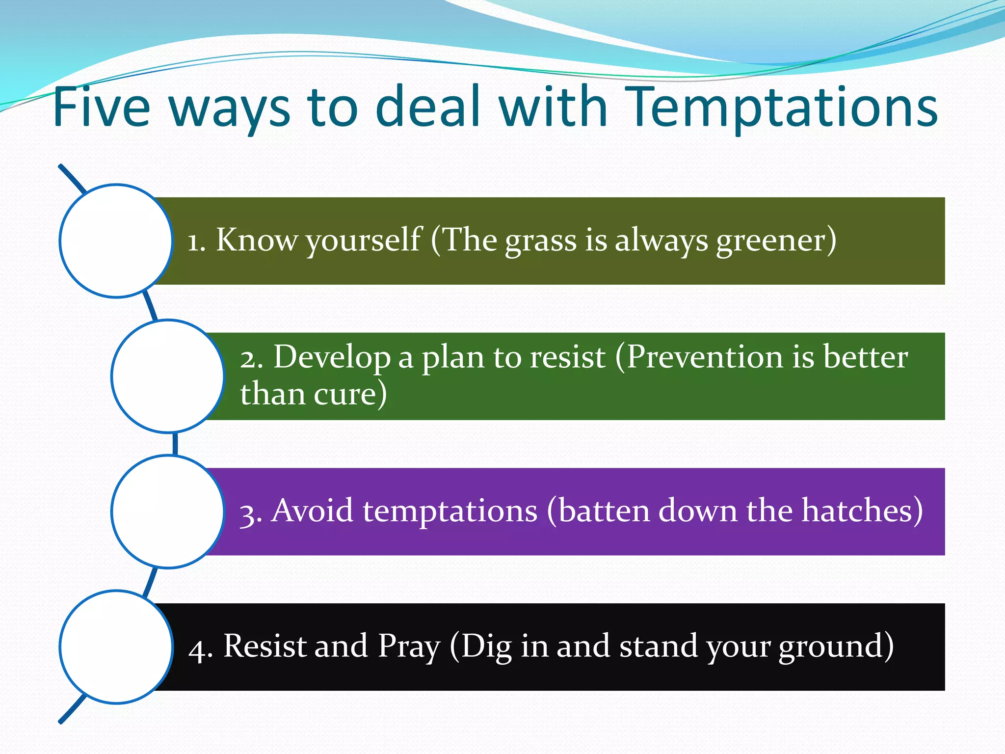 Lead us not into temptations | PPTX