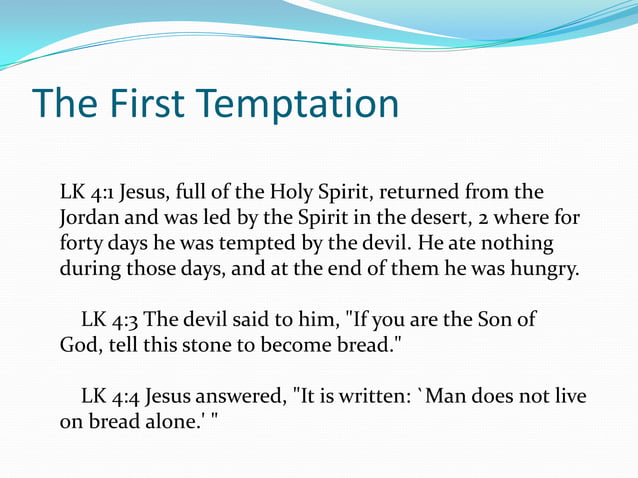 Lead us not into temptations | PPTX | Christianity | Religion ...