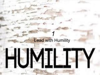 Lead with humility | PDF