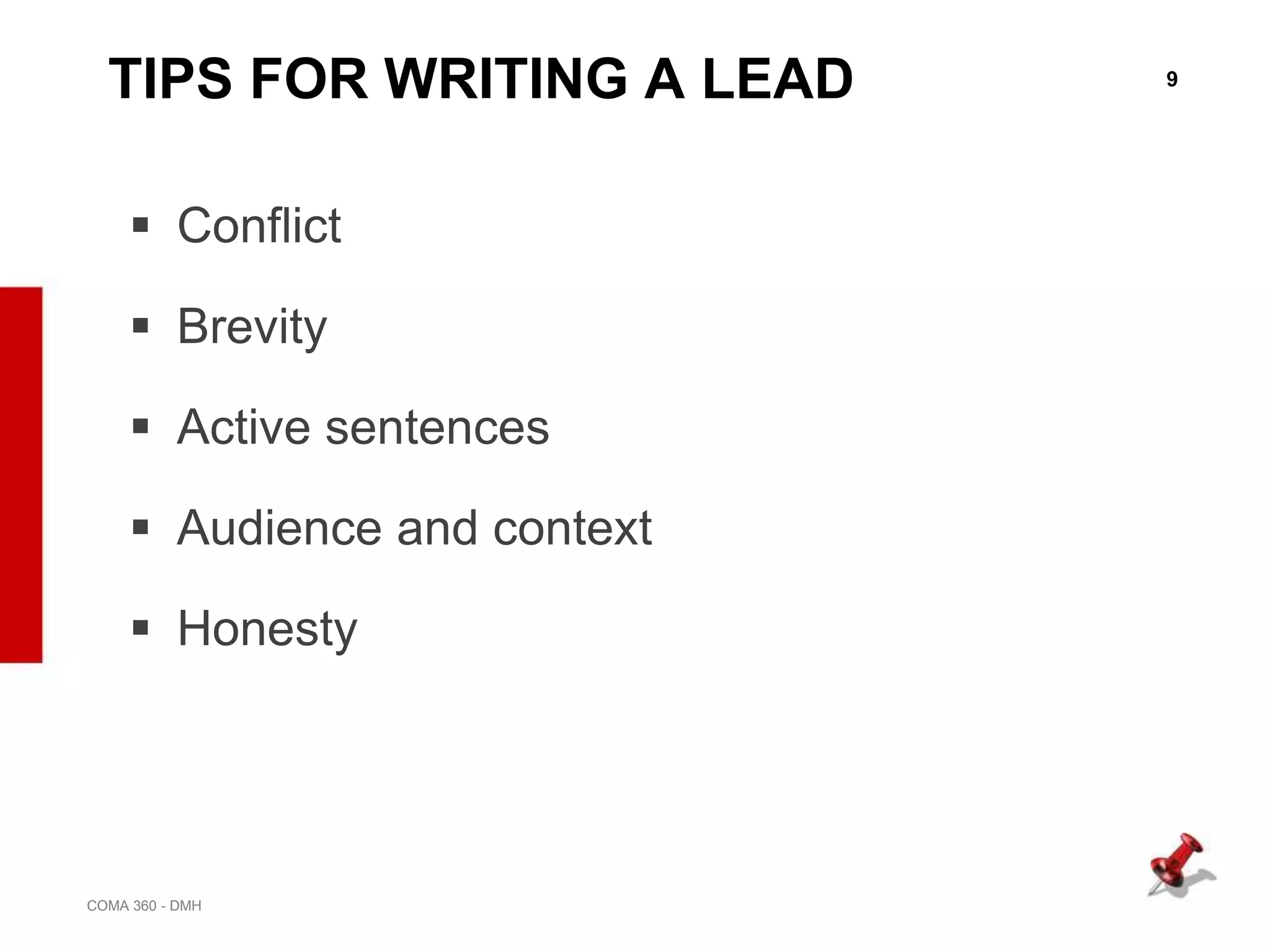 Lead Writing: Types & Tips | PPTX