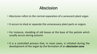 Leaf abscission and senescence.pptx