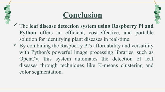 Leaf Disease Detection using Raspberry Pi.pptx