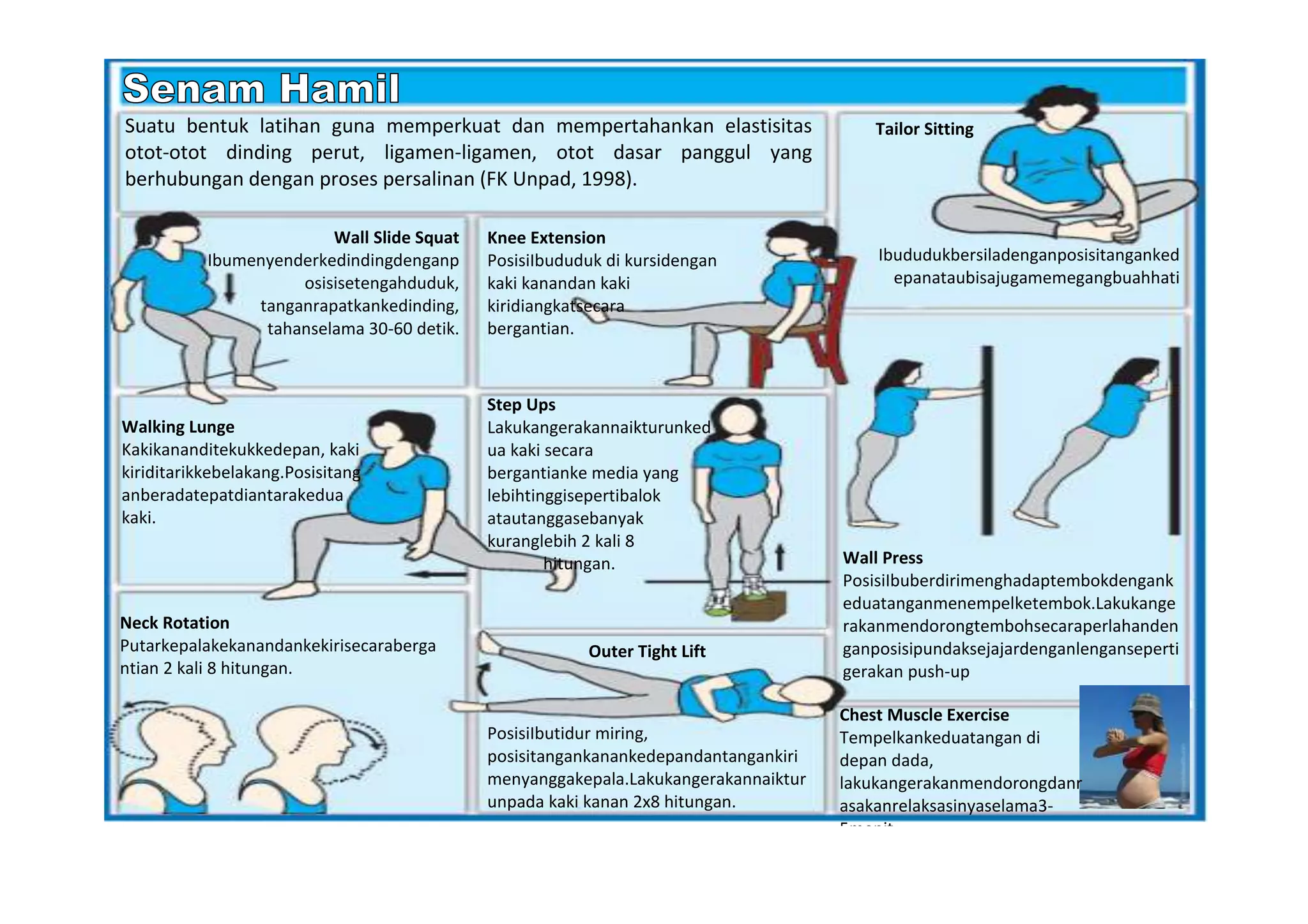 Leaf flat senam hamil | PPT