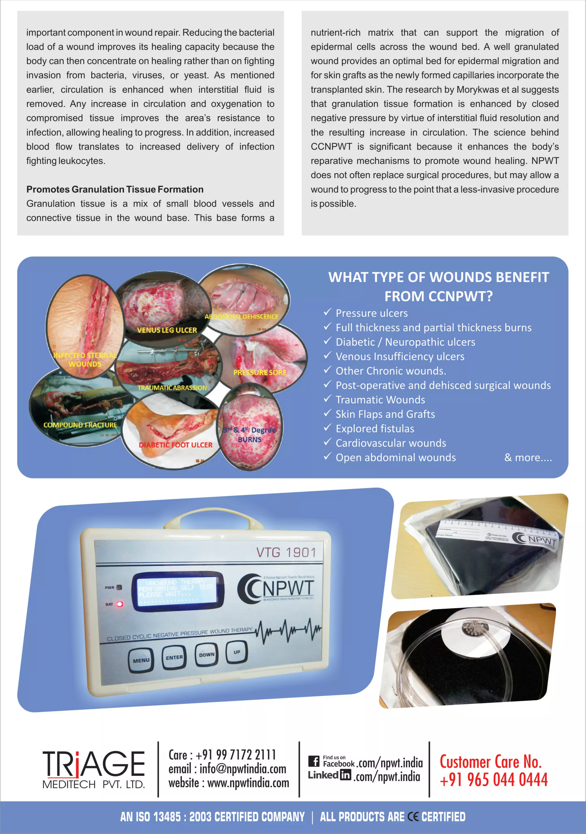 TRIAGE INDIA NPWT BROCHURE | PDF
