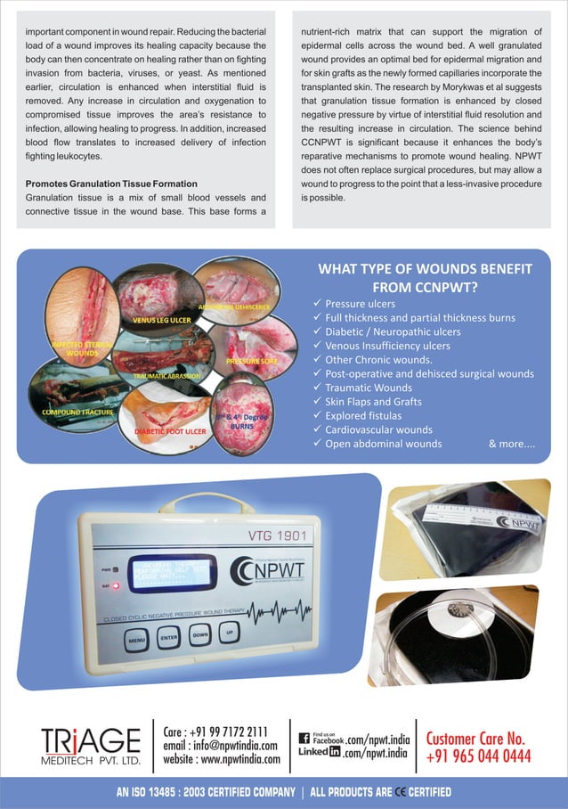TRIAGE INDIA NPWT BROCHURE | PDF