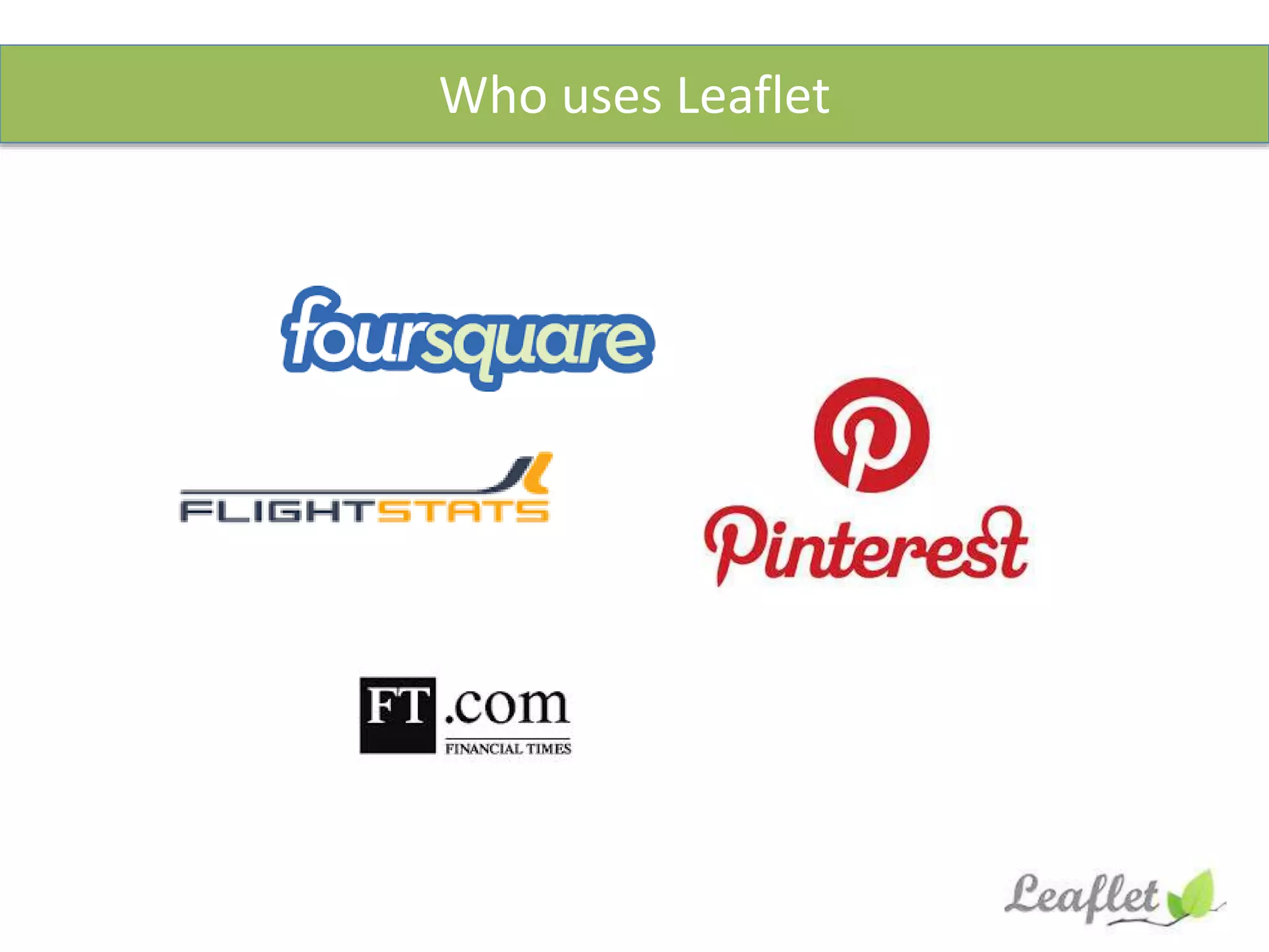 Getting Started with Leaflet JS | PPT Getting Started with Leaflet JS | PPT