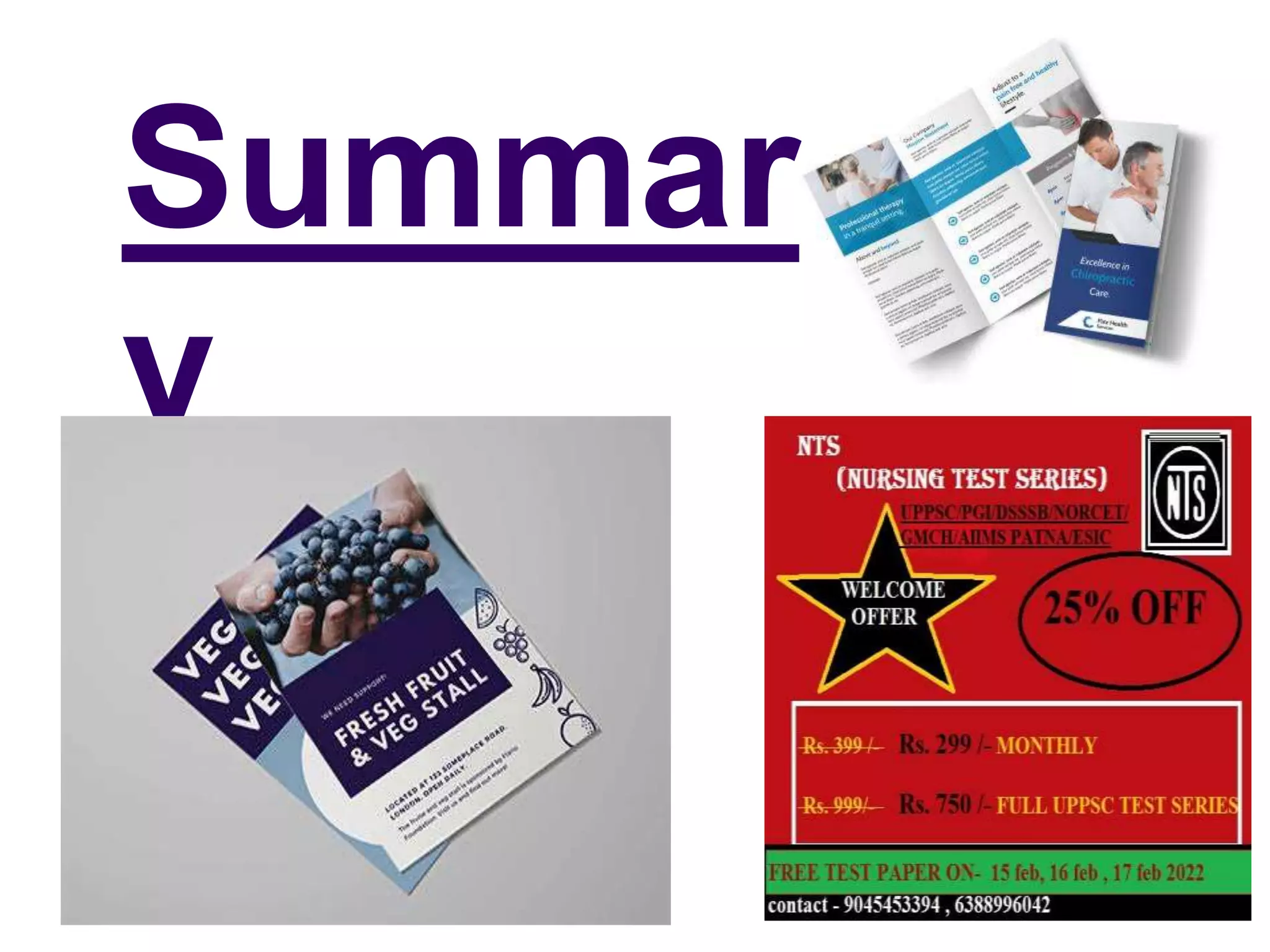 leaflet.and pamphlet pptx | PPTX