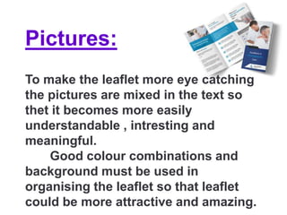 leaflet.and pamphlet pptx | PPTX