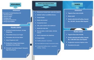 Leaflet Sosialisasi Penegakan Perda Dan Perkada Dalam Rangka | PPT