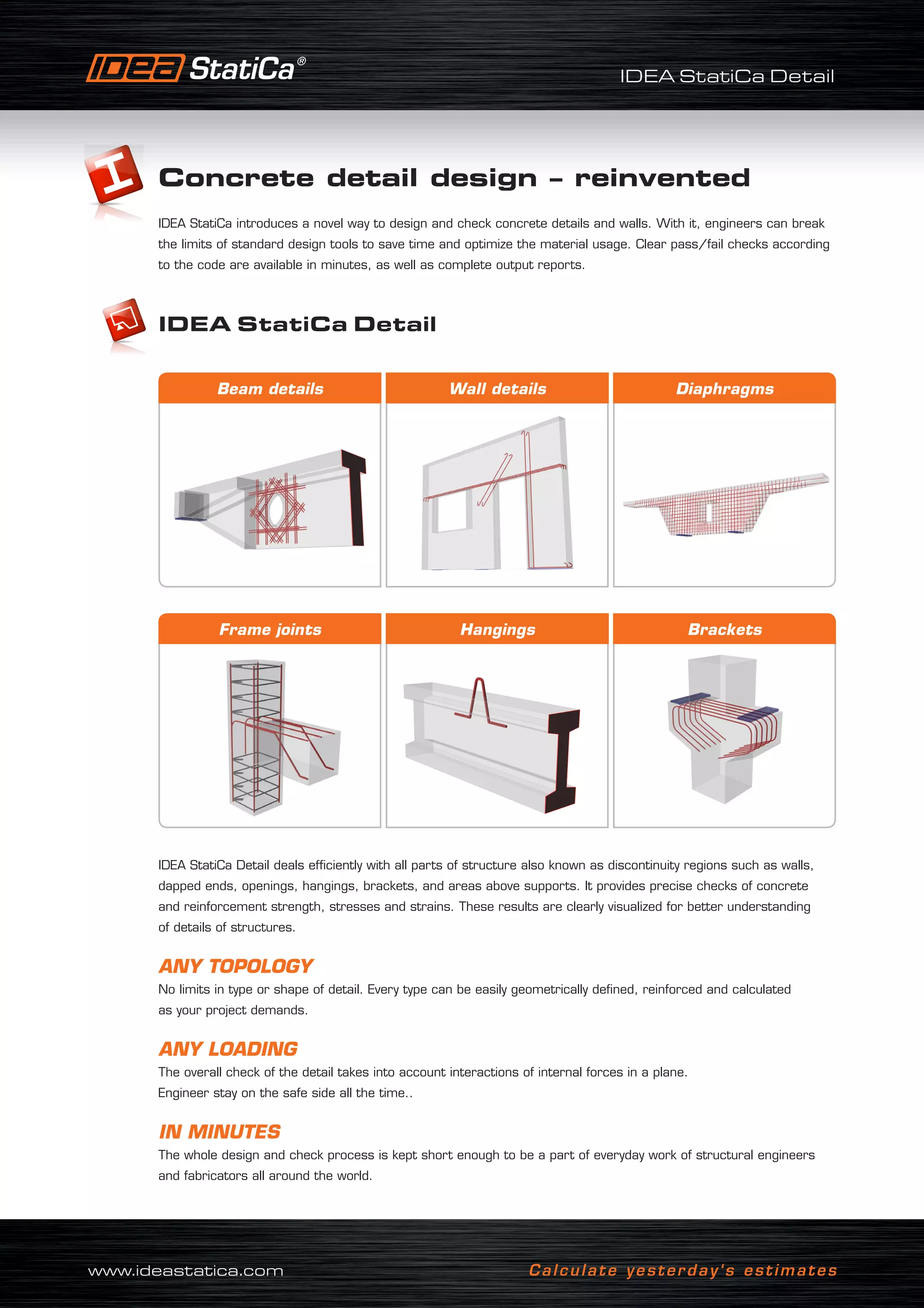 IDEA StatiCa Concrete detail | PDF