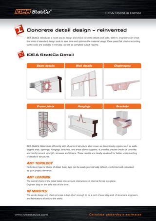 IDEA StatiCa Concrete detail | PDF