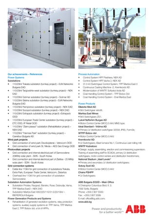 ABB in Bulgaria | PDF