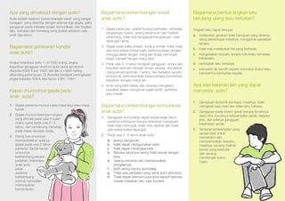 Leaflet anak autisme | PDF