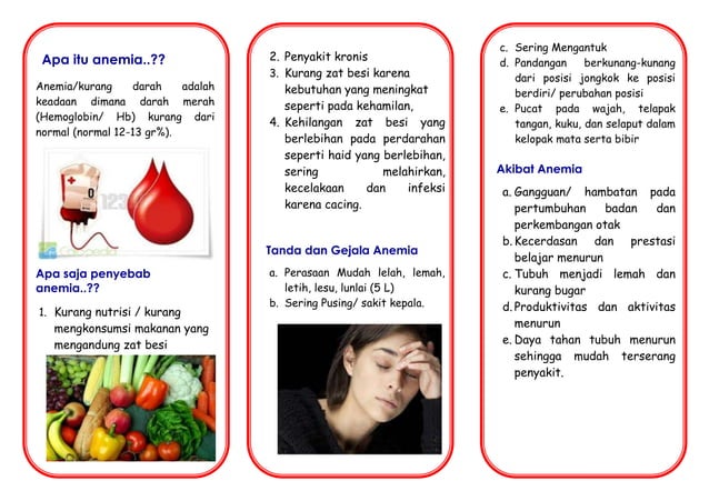 Leaflet anemia | PPT