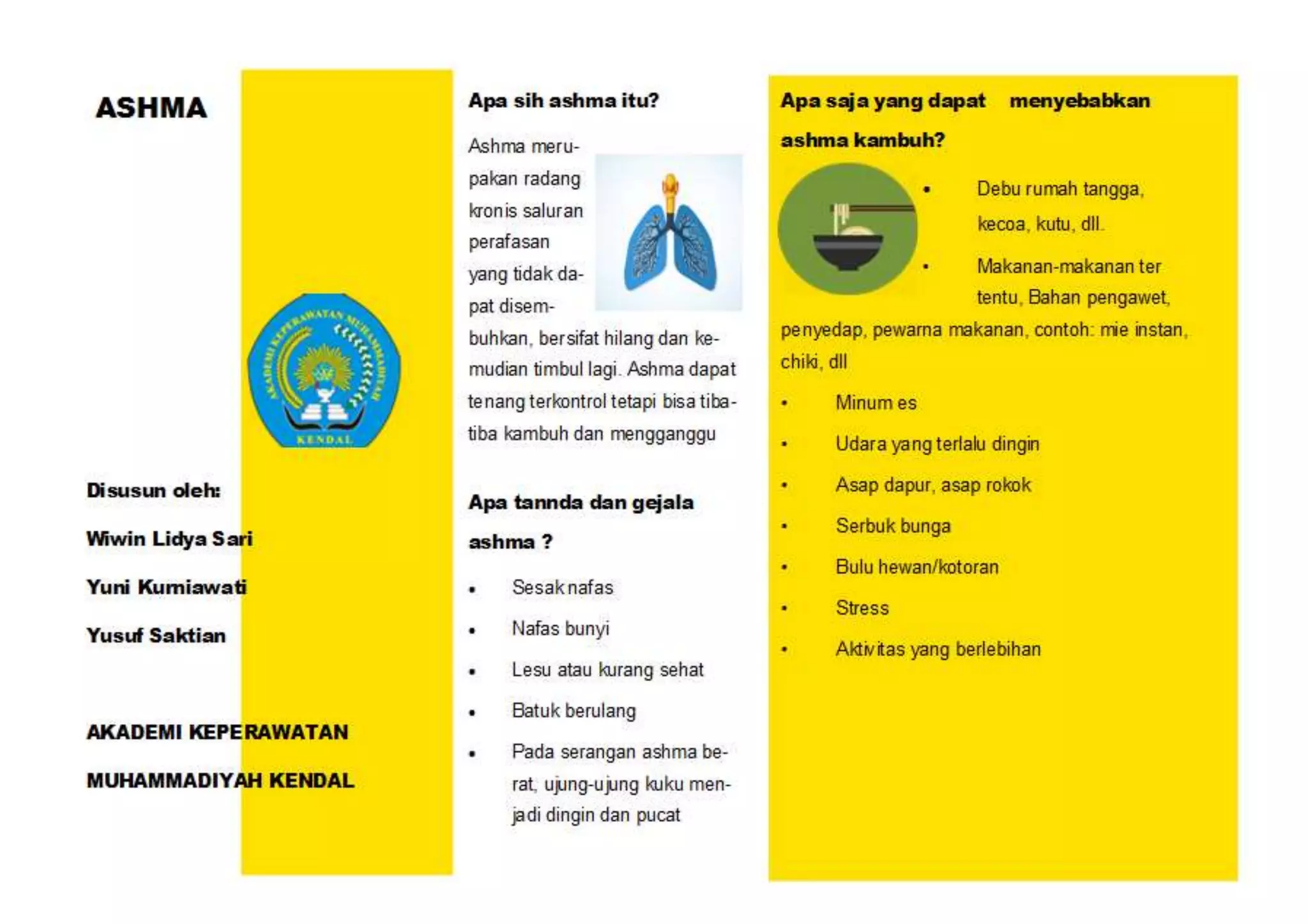 Leaflet Asma | PPT