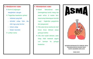 Leaflet asma | DOCX
