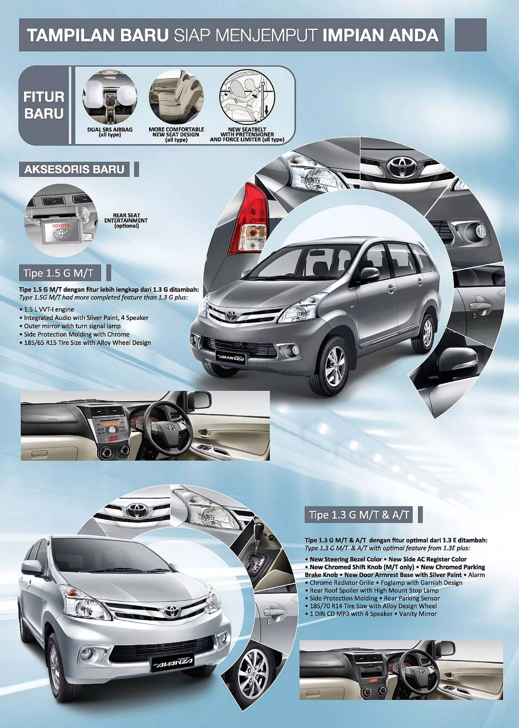 Leaflet Toyota Avanza mi 2013 | PDF