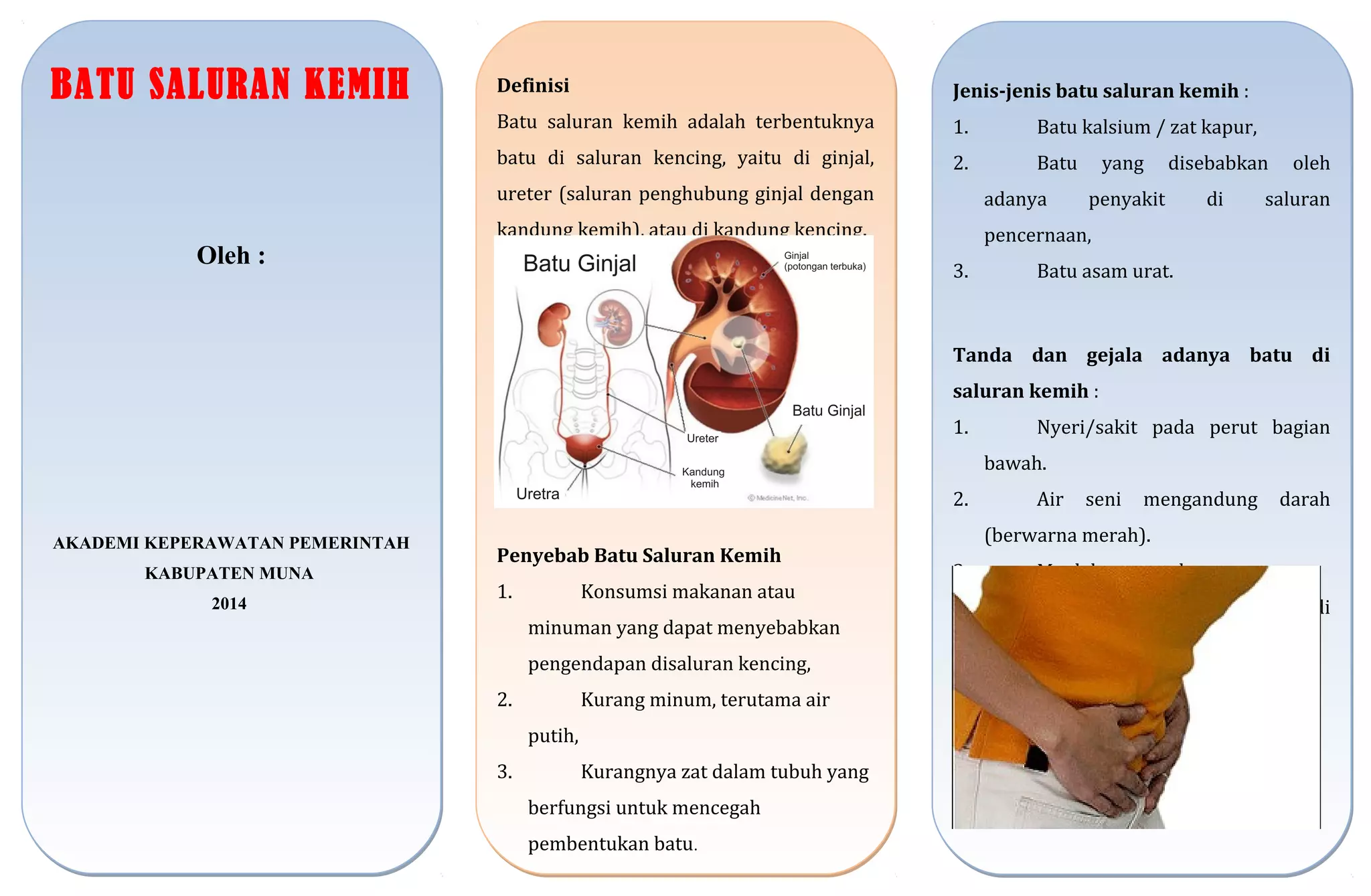 Leaflet batu saluran kemih | DOC