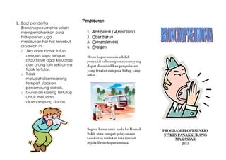 Leaflet bronchopneumonia | DOC