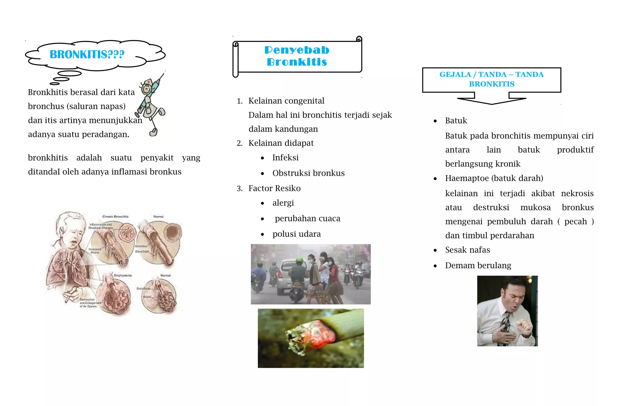 Leaflet bronkitis | DOC