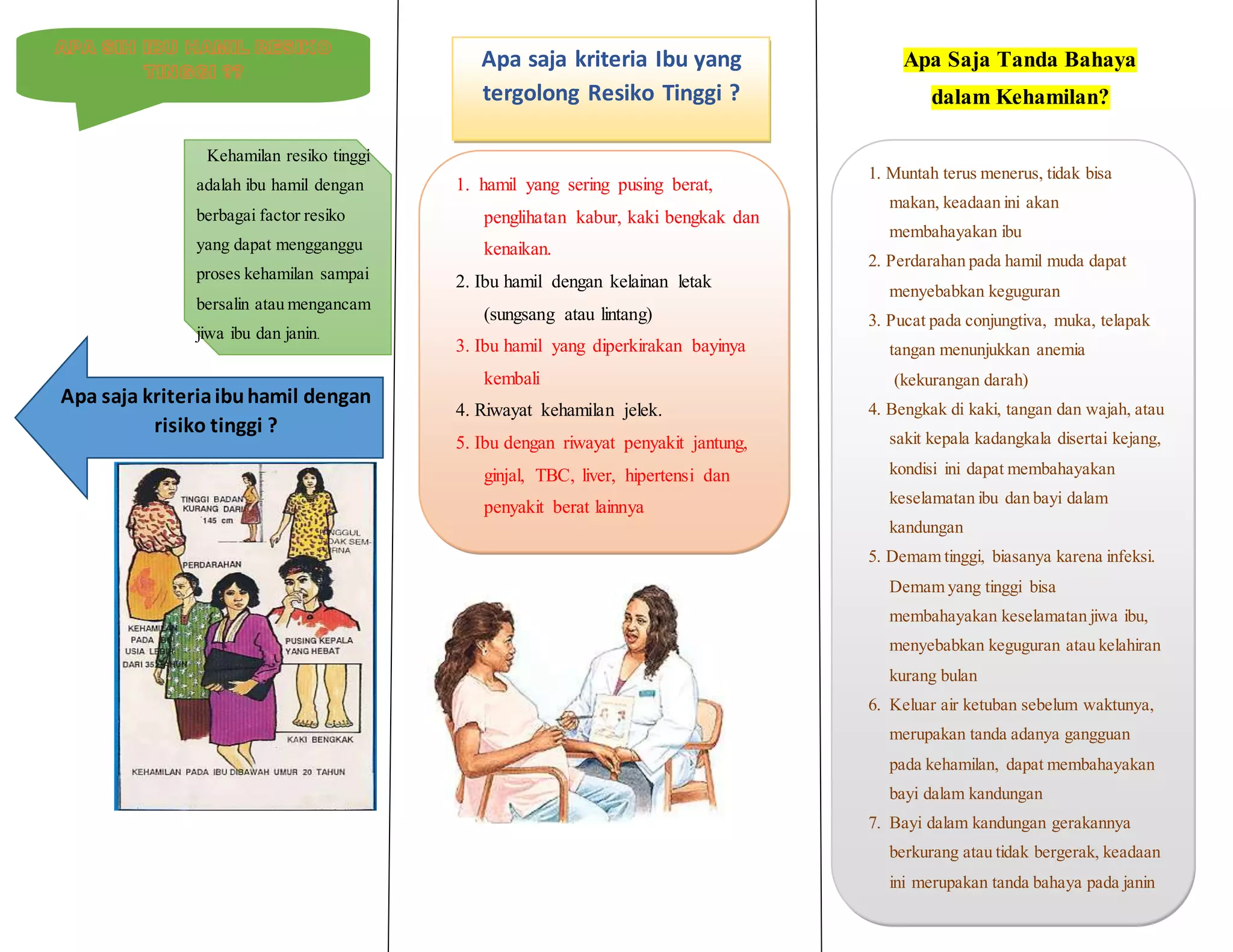 Leaflet bumil resti | DOCX