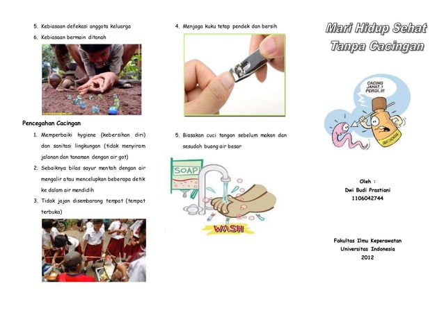 Leaflet cacingan | DOCX