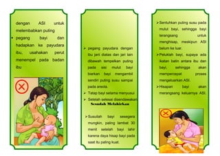 Leaflet cara menyusui dengan benar | DOC