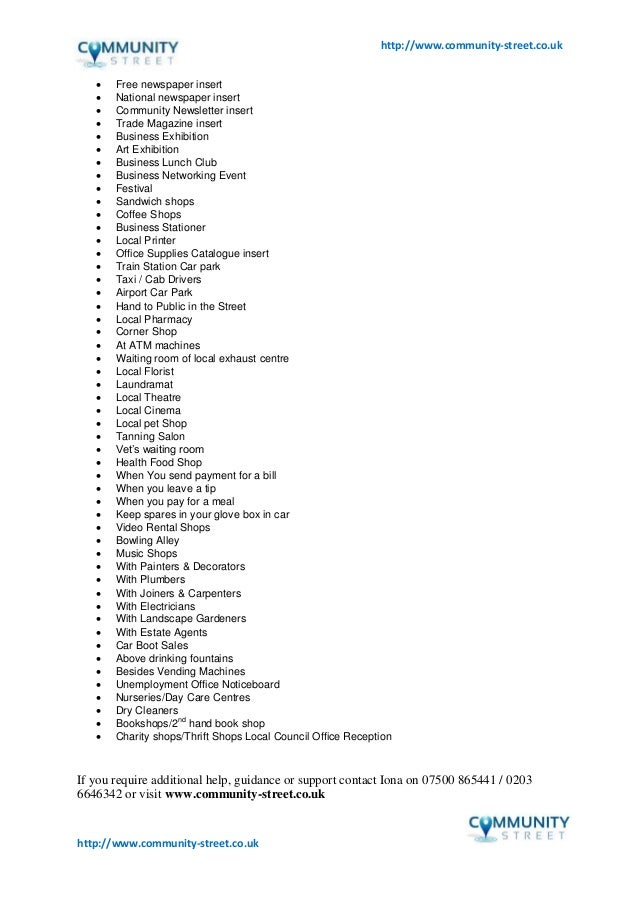 Leaflet Checklist leaflet-checklist