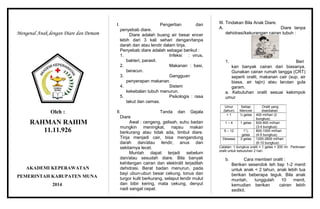 Leaflet demam dan diader | PPT