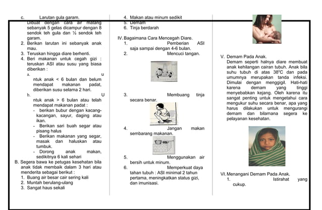 Leaflet demam dan diader | PPT