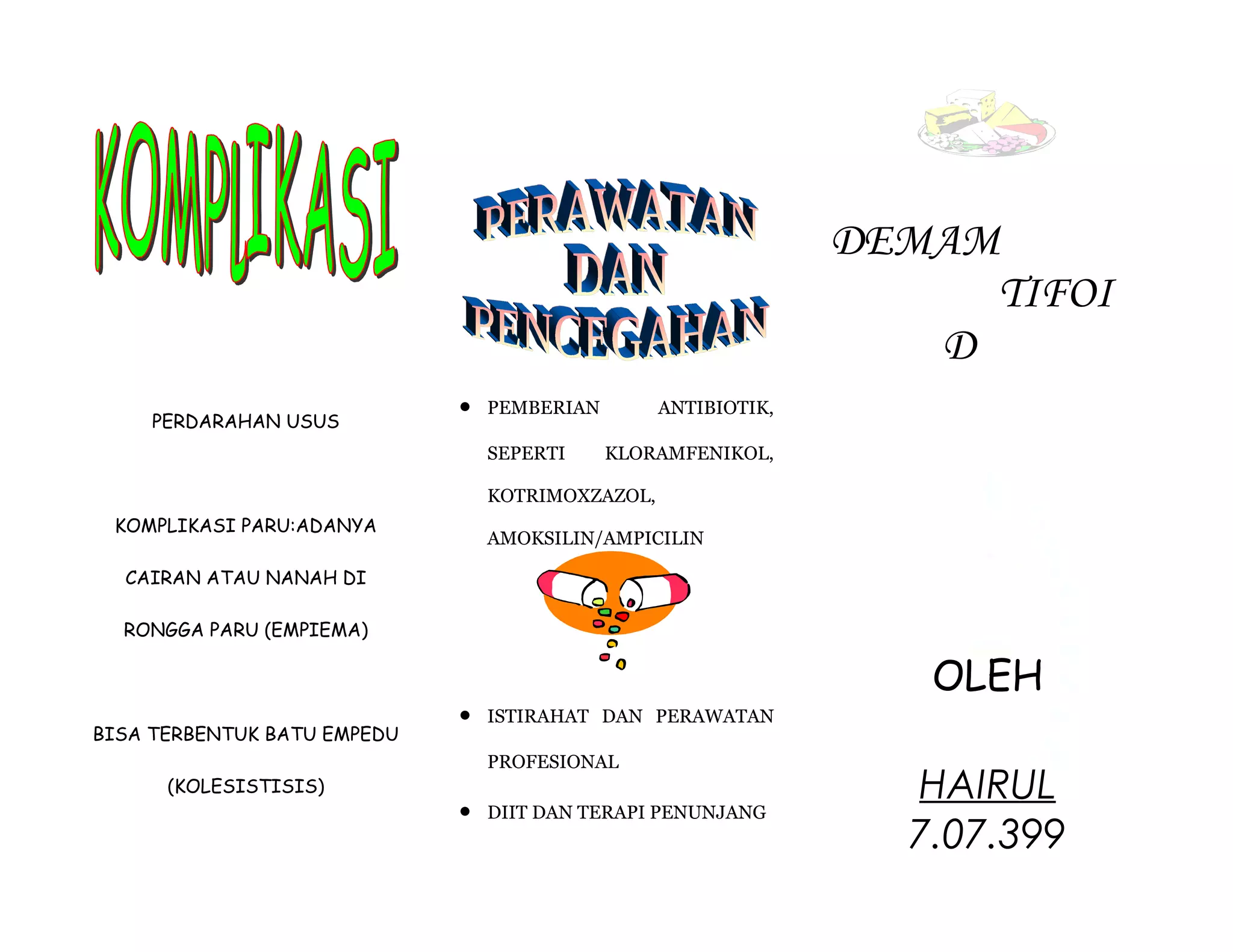 Leaflet demam tifoid | DOC