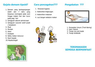 Leaflet demam tifoid akper | PPT
