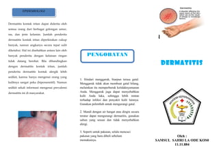Leaflet dermatitis akper muna | DOC