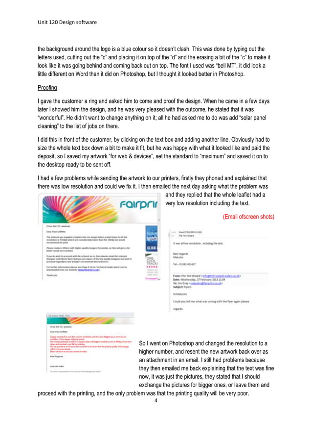 Leaflet design project | PDF