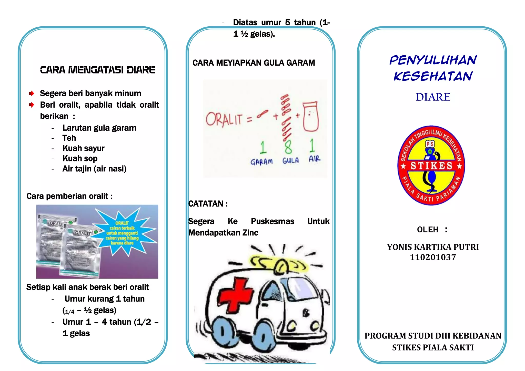 Leaflet diare | DOCX