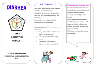 Leaflet diare akper muna raha | PPT