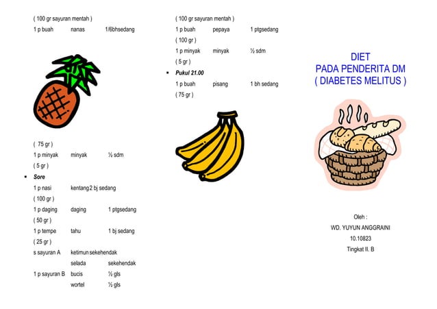Leaflet diet dm | DOC
