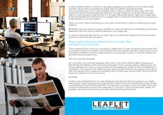 Leaflet Distribution Guide | PPT