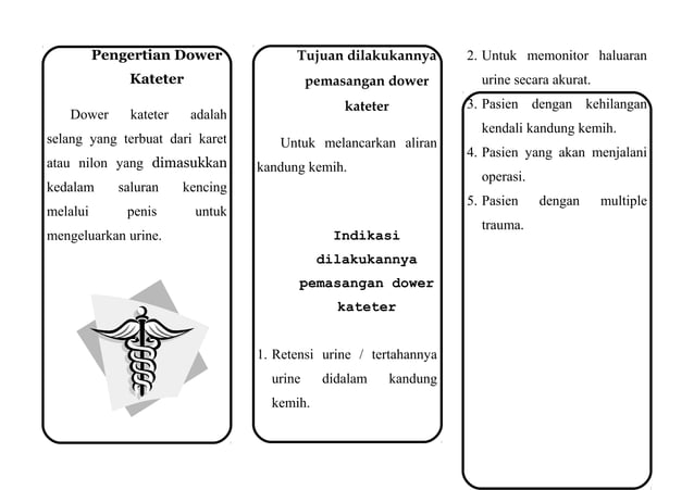 Leaflet dower kateter bhb | DOC