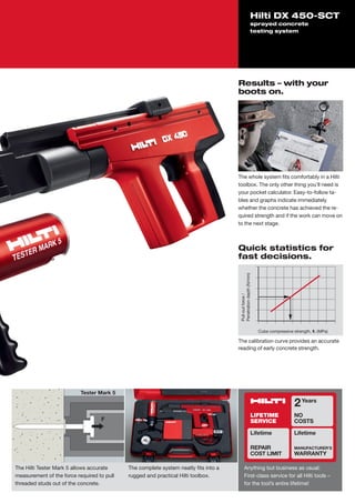 Leaflet Dx450 Sparyed Concrete Testing | PDF