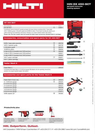 Leaflet Dx450 Sparyed Concrete Testing | PDF