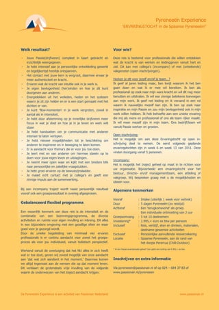 Leaflet Ervaringstocht In De Spaanse PyerneeëN Brochure | PDF
