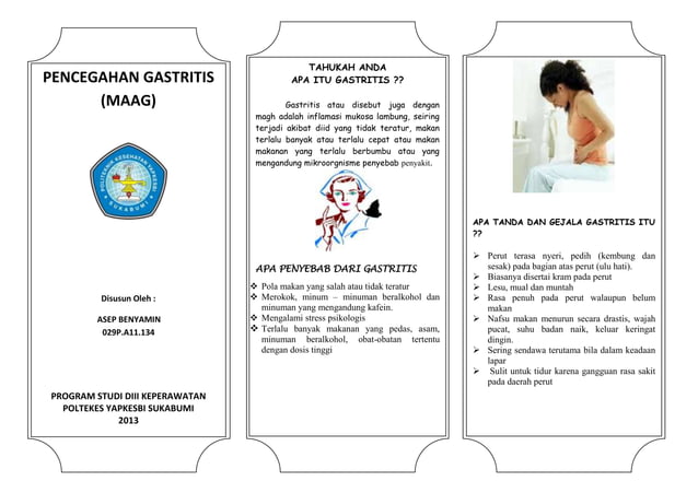 Leaflet gastritis | DOCX