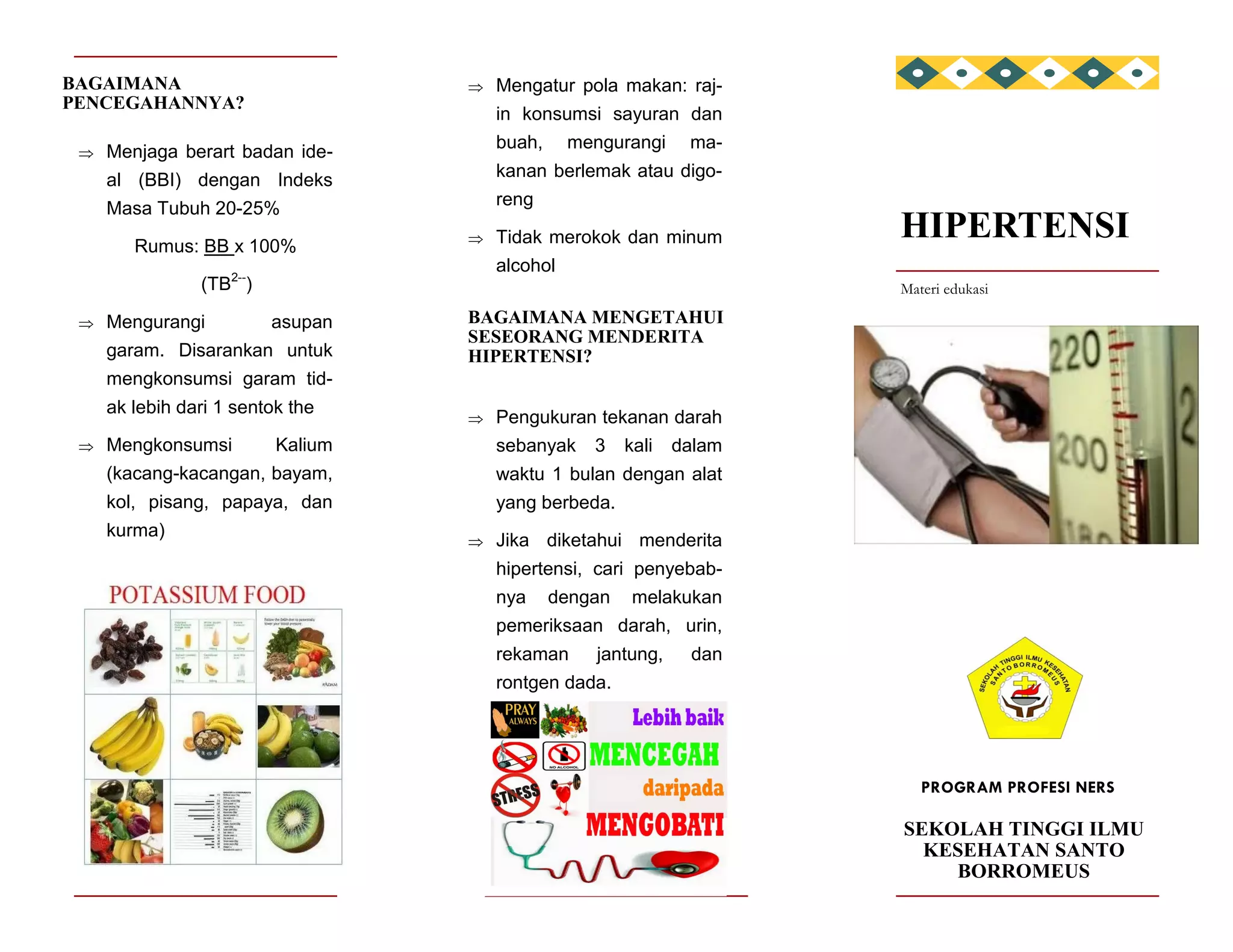 Leaflet hipertensi | PDF